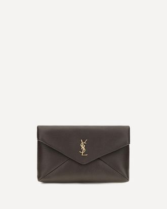 Saint Laurent Envelope leather Clutch Female UNI