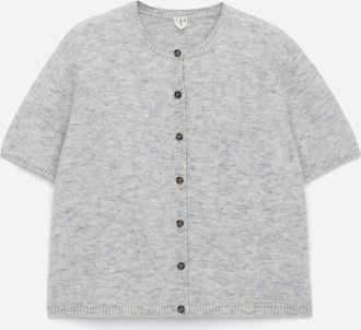 Arket Strickjacke Aus Einer Alpaka-Wollmischung -Grau