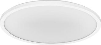 Osram ORBIS Ultra Slim Deckenleuchte 400mm, wei&szlig;, 22W, 2720lm, homogenes, warmwei&szlig;es Licht (3000K) + Hintergrundlicht, dreistufige Dimmbarkeit &uuml;ber Wandscha