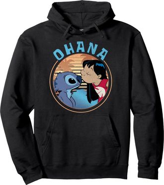Disney Lilo & Stitch Ohana Circle Portrait Pullover Hoodie