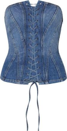Liu Jo Femme, Tops, Bleu, Taille: 42 FR Bustier Top