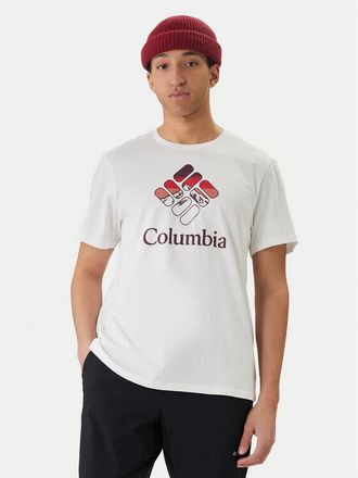 Columbia T-Shirt Graphic 2155031 Wei&szlig; Regular Fit