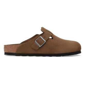 Birkenstock Sabots Boston Soft Footbed Su&egrave;de BIRKENSTOCK