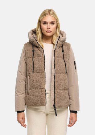 Marikoo Winterjacke Elidee Winterjacke mit Kapuze und praktischen Rei&szlig;verschlusstaschen