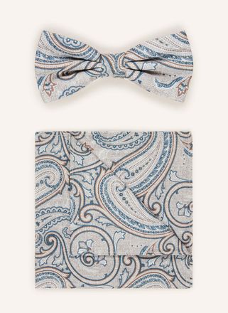 Paul Paul Set: Fliege Und Einstecktuch beige