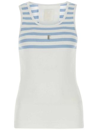 Givenchy d&eacute;bardeur &agrave; rayures - Blanc