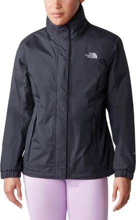 The North Face Resolve Jacke - Wasserdichte und Atmungsaktive Wanderjacke Damen - TNF BLACK - XS