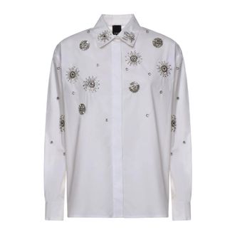 Pinko Pinko, Femme, Blouses et Chemises, Blanc, Taille: 38 FR Shirt