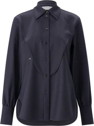 Victoria Beckham Femme, Blouses et Chemises, Bleu, Taille: 40 FR Chemises