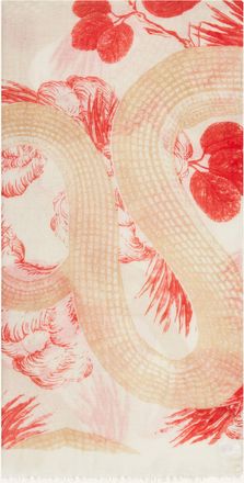 Friendly Hunting Friendly Hunting Cashmere-Schal Garden Eden rot