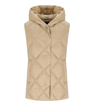 Weekend by Max Mara GILET &Agrave; CAPUCHE FRUTTO BEIGE MAX MARA WEEKEND