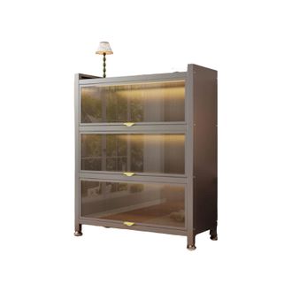 Generic Gro&szlig;z&uuml;giger Aufbewahrungsschrank, Schubladenelement aus Kohlenstoffstahl mit nach innen &ouml;ffnenden, verdeckten T&uuml;ren und verstellbaren F&uuml;&szlig;en, geeignet 