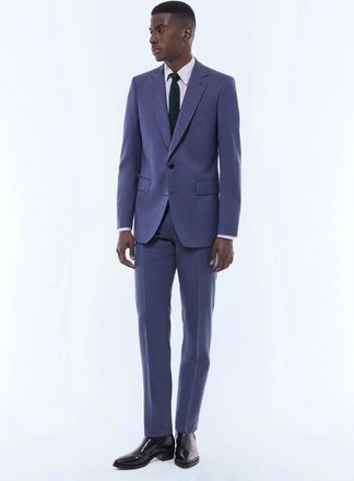 Fursac Costume ajust&eacute; en toile de laine - Taille 44 - Homme