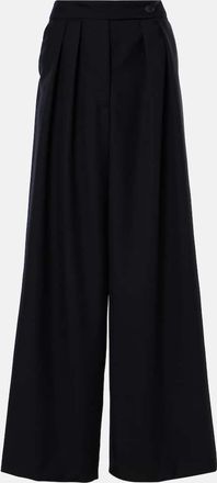 Dries Van Noten Weite Hose aus Wolle