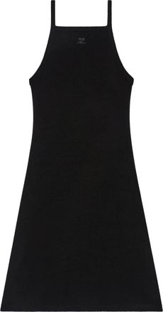 Courr&egrave;ges Femme, Robes, Noir, Taille: 38 FR Spongy Heritage Dress