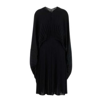 Maison Margiela Crepe-Kleid - - Dresses - Damen - Schwarzk - XS