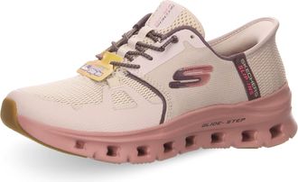 Skechers Damen Glide-Step Pro Hands Free Slip-In-Sneaker, Taupe Mesh Multi Trim, 39.5 EU