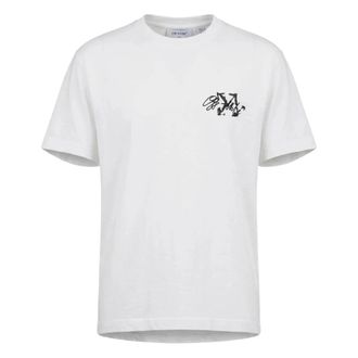 Off-white Stroke 2 Arrow Skate T-Shirt - - Tops - Herren - Wei&szlig; - XL