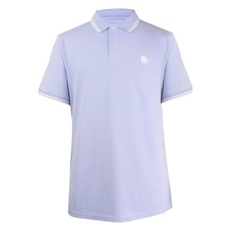 Pretty Green Barton Poloshirt f&uuml;r Herren, kurz&auml;rmlig (Pastellblau)