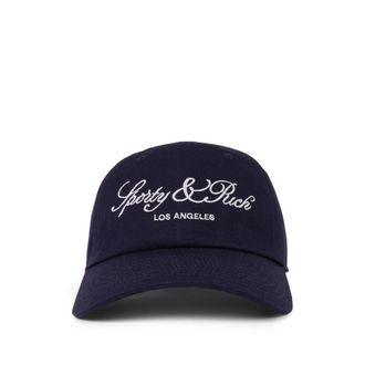 Sporty & Rich Logo-detail Baseball Cap