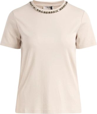 Max Mara Femme, Tops, Beige, Taille: 42 FR Smmbingo T-shirt