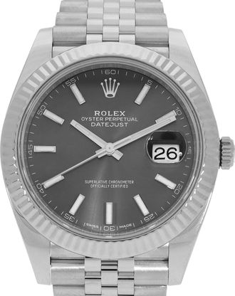 Rolex Uhren - Datejust - Gr. unisize - in Grau - f&uuml;r Damen