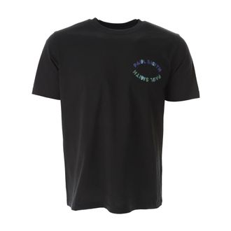 Paul Smith Gl&uuml;ckliches Ovales T-Shirt in Schwarz - - Tops - Herren - Schwarzk - XL
