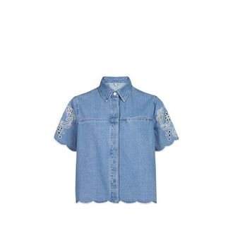 Object Chemise denim manches courtes en coton