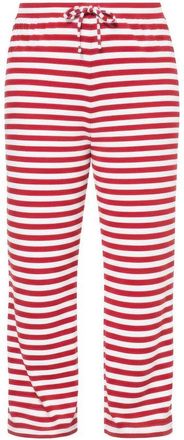 STUDIO UNTOLD Schlupfhose Ringel Hose Wide Legs Normal Waist Rippjersey