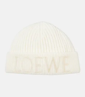 Loewe Bonnet en laine &agrave; logo