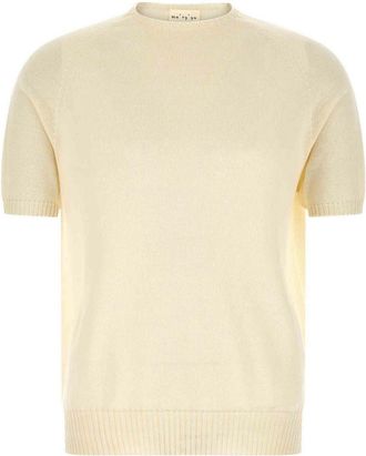 Maryya Pull Col Rond - Blanc