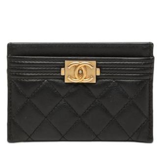 Chanel Pre-owned Gesteppte Kartenh&uuml;lle - - Pre-owned - Damen - Schwarzk - ONE SIZE