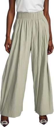 Generic Pantalon large en coton et lin pour femme, pantalon baggy en coton et lin pour femme, pantalon l&eacute;ger et confortable, pantalon palazzo &agrave; enfiler, coupe