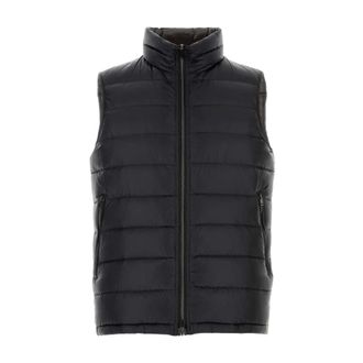 Herno Homme, Vestes, Noir, Taille: XL Veste sans Manches Rembourr&eacute;e avec Col Montant