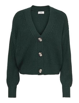 Jacqueline de Yong JdY JDYJUSTY L/S Short Cardigan KNT Noos, Pins Ponderosa, XS