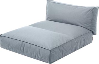 Blomus Stay Outdoor Bett, 120x190 cm, Ocean, Wetterfest, Wasserabweisend, UV-beständig, Hochwertige Sonnenliege mit Stahlbügel für Balkon, Garten und Pool, P