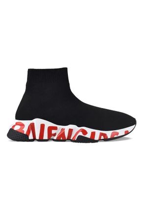 Balenciaga Low-Top Sneaker - Speed Lt Graffiti Sneakers - Gr. 37 (EU) - in Schwarz - f&uuml;r Damen