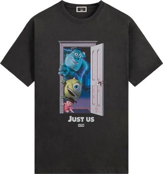 Kith x Pixar Monsters Inc. Just Us graphic T-shirt - Schwarz
