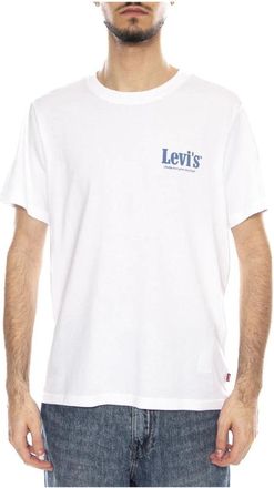 Levi's Homme, Tops, Blanc, Taille: M SS Relaxed Fit Tee