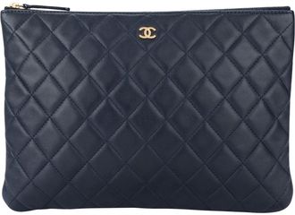 Chanel Crossbody Bags - Chanel Quilted Lambskin CC Clutch - Gr. unisize - in Bunt - f&uuml;r Damen