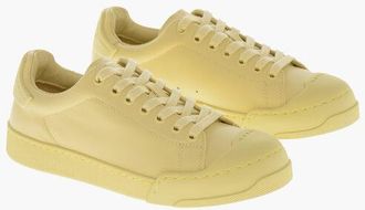 Marni Low Leather Sneakers with Rubber Toe Cap size 38