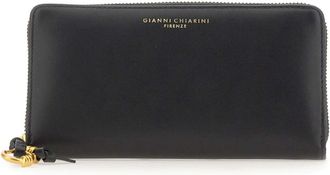 Gianni Chiarini Femme, Accessoires, Noir, Taille: ONE Size Portefeuille Zipp&eacute;