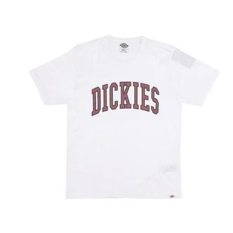 Dickies Homme, Tops, Blanc, Taille: XL T-shirt col rond Coupe ample Logo