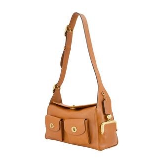 Coach Womens The Originals Shoulder Bag Brown Cowhide