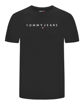 Tommy Hilfiger Jersey T-Shirt mit frontseitiger Logo-Stickerei in