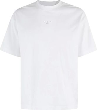 Dr&ocirc;le de Monsieur Homme, Tops, Blanc, Taille: XL T-shirt Slogan Classique