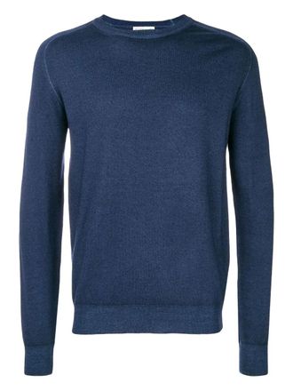 Etro Pullover mit Pegaso-Stickerei - Blau