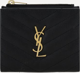 Saint Laurent Leather Wallet Female UNI