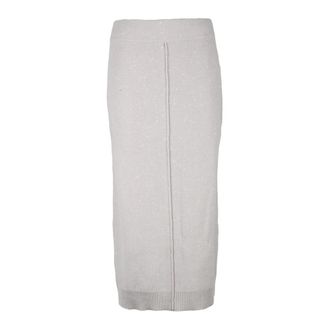 PANICALE Schlauchrock aus Strick - - Skirts - Damen - Grau - M