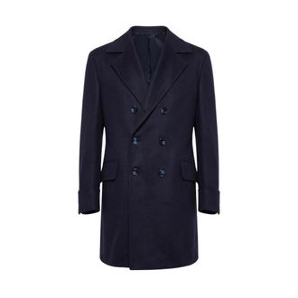 Kiton Giaccone - - Coats - Herren - Blau - XL
